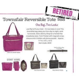 thirty-one | Bags | Like New Thirtyone Townsfair Reversible Tote | Poshmark